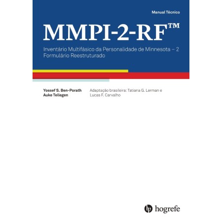 MMPI-2-RF - Coleção - Inventário de Multifásico da Personalidade de ...